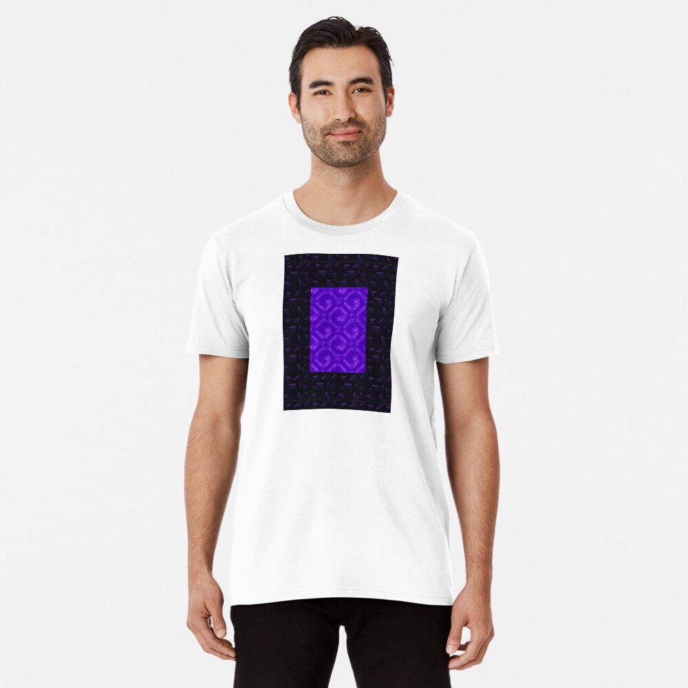 "Nether Portal, Minecraft design " Sticker for Sale by Oliver ...