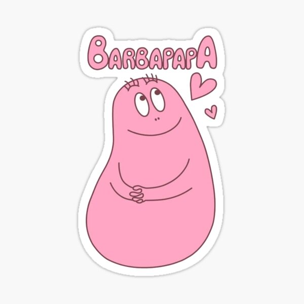 "Funny Barbapapa - Barba _Papa FUNNY Papa" Sticker for Sale by ...