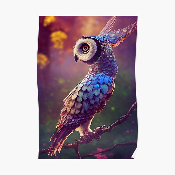 "Bird Parrot Hybrid" Poster for Sale by Crea-Artopia | Redbubble