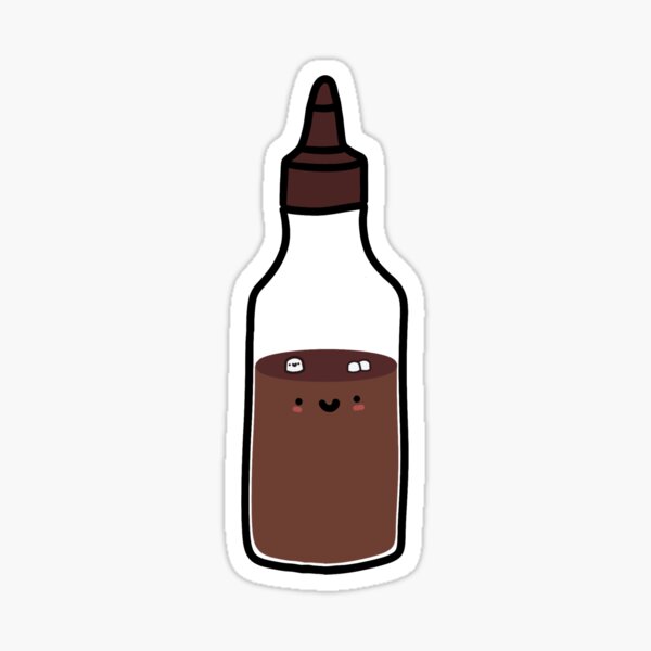 "Choco Sauce" Sticker for Sale by PigeonTime | Redbubble
