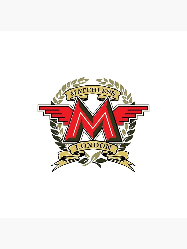 "classic matchless motorcycle logo." Poster for Sale by rubyharsmen ...