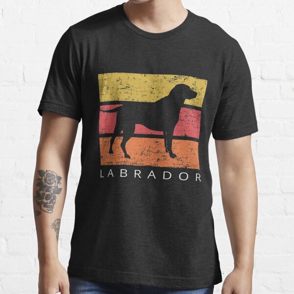 "Labrador Retriever Retro Vintage Design Distressed" T-shirt for Sale ...