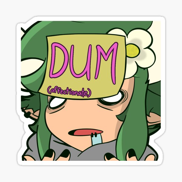 "Oaky DUM" Sticker for Sale by Oakxen | Redbubble