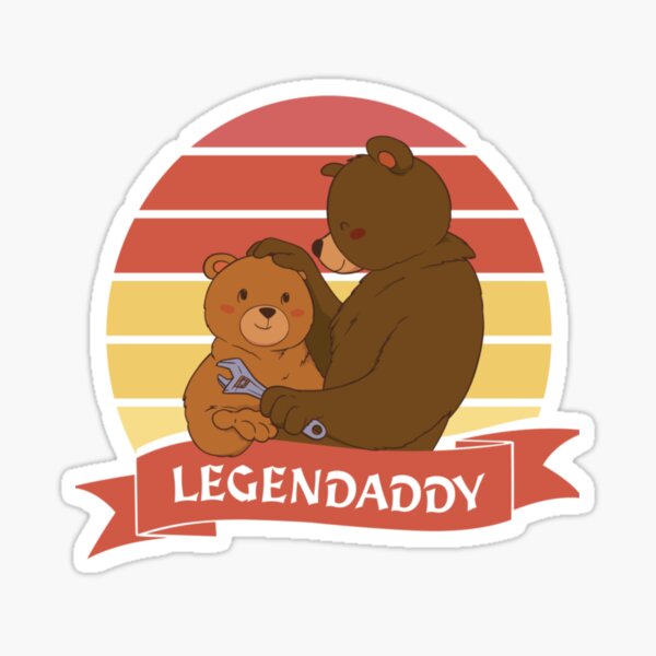 "Legendaddy porque tu padre es el legendario papá oso Camiseta esencial ...