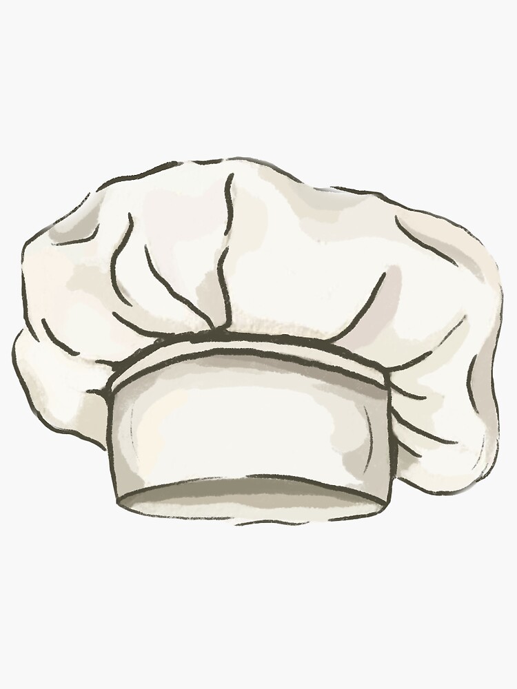 "Chef’s hat" Sticker for Sale by homsimaria | Redbubble
