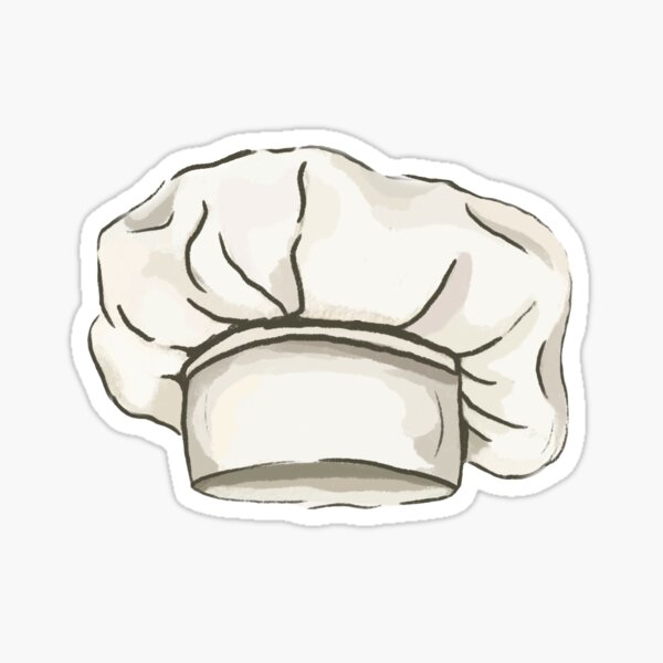 "Chef’s hat" Sticker for Sale by homsimaria | Redbubble