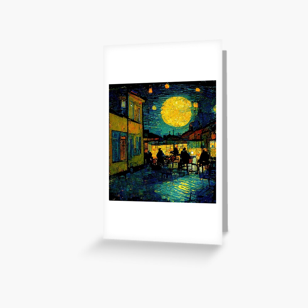"Illustrations inspired by Vincent van Gogh" Greeting Card for Sale by ...