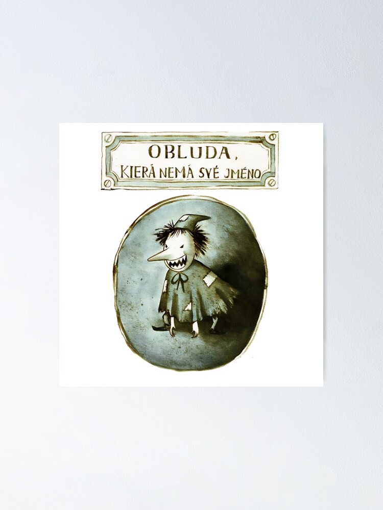 "obluda která nemá své jméno" Poster for Sale by Aeyssa | Redbubble
