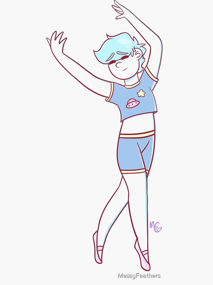 "Ballet Jeremy" Sticker for Sale by MessyFeathers | Redbubble