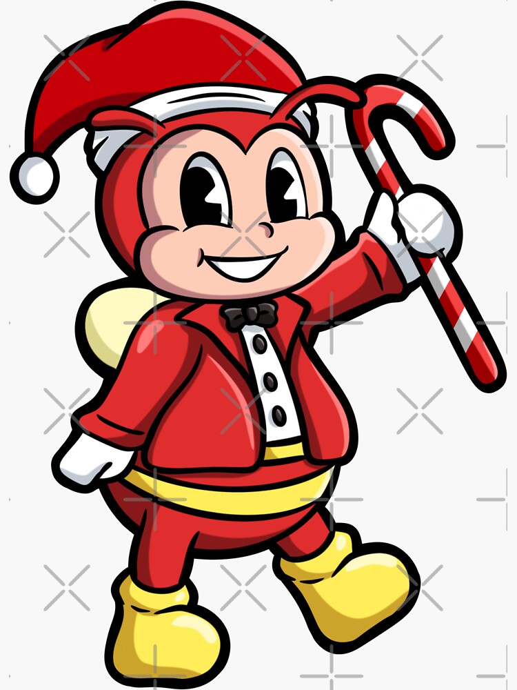 "Jollibee Christmas - Toytaku Prints" Sticker for Sale by ToytakuPrints ...