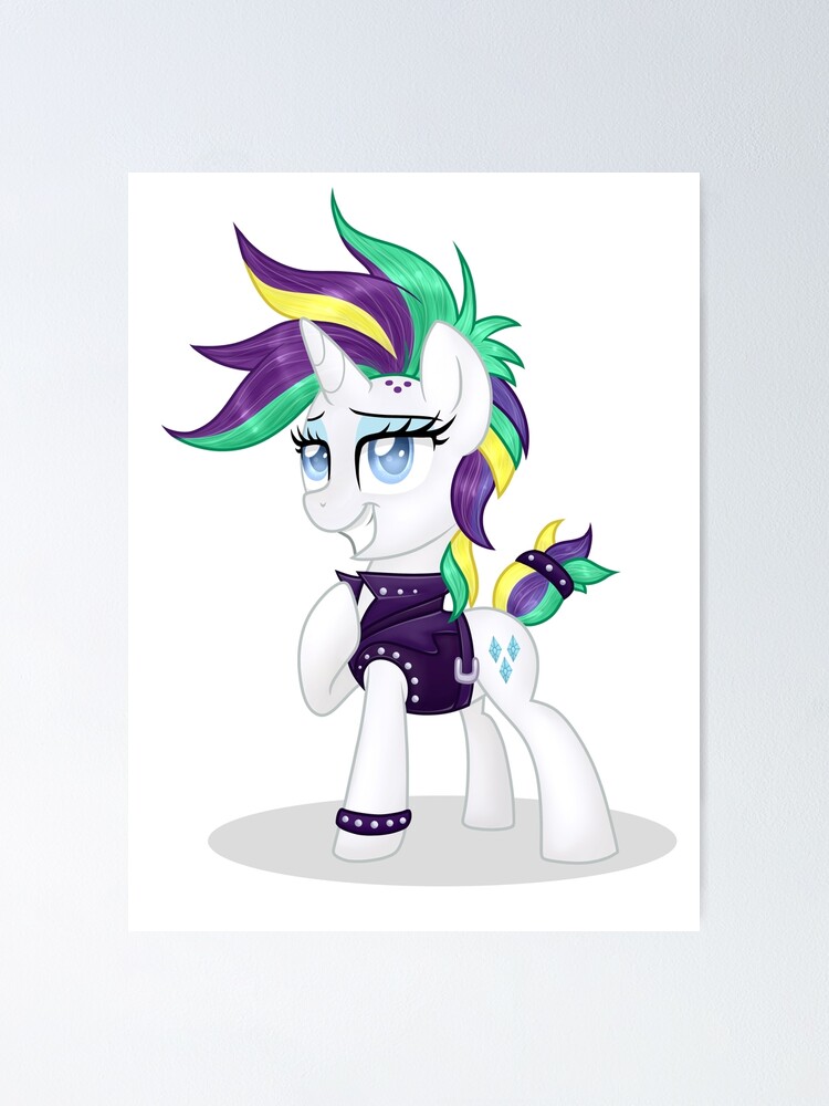 "Punk Rarity - MLP " Poster by AureliaCCutiees | Redbubble
