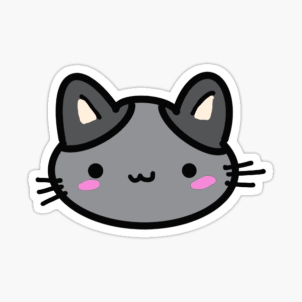 "Black Cat 6 - HaPi Doodles" Sticker for Sale by HaPi-Doodles | Redbubble