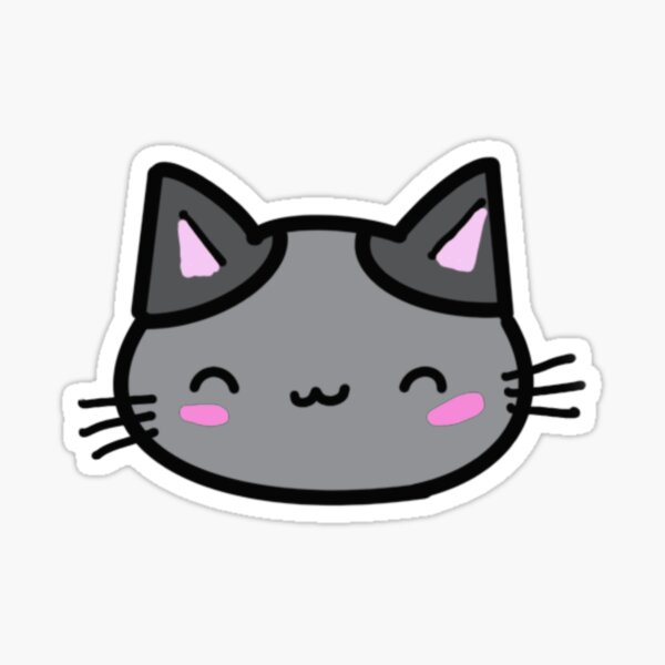 "Black Cat 7 - HaPi Doodles" Sticker for Sale by HaPi-Doodles | Redbubble