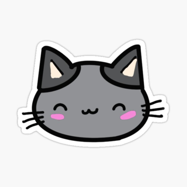 "Black Cat 8 - HaPi Doodles" Sticker for Sale by HaPi-Doodles | Redbubble