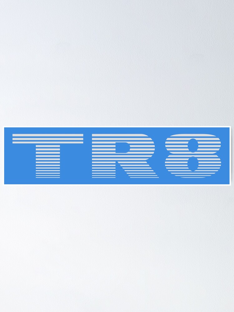 "Triumph TR8 Logo - Light Grey " Poster for Sale by CellularSong ...