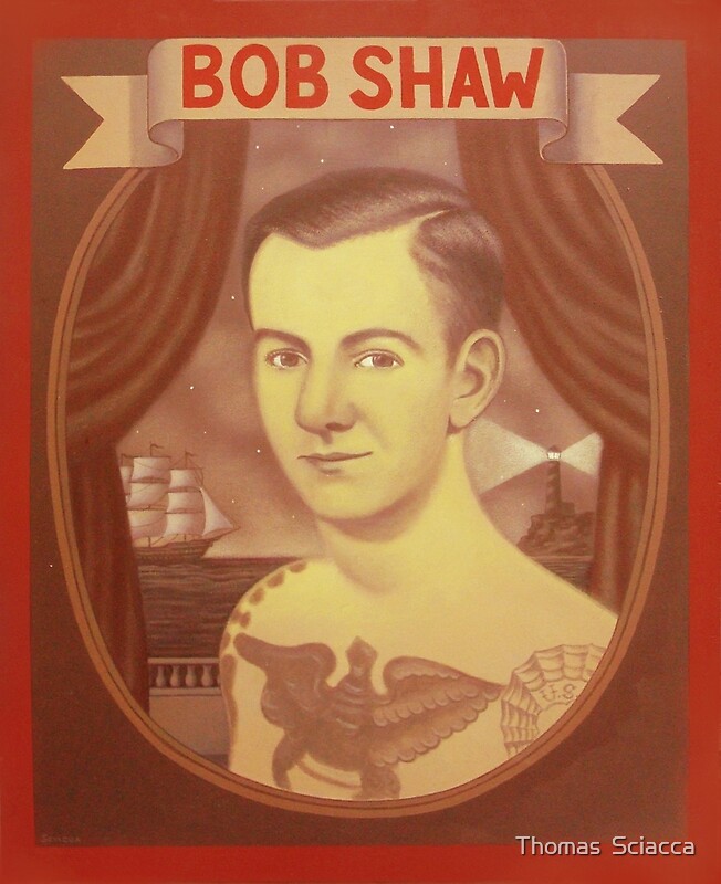 "Bob Shaw Portrait" by Thomas Sciacca | Redbubble