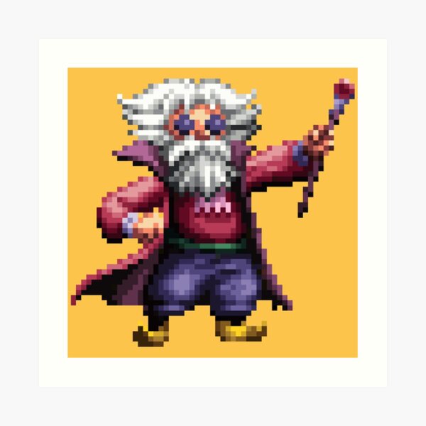 "Tellah Attack Final Fantasy IV Pixel Art" Art Print for Sale by PIXEL ...