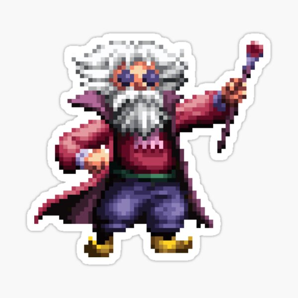 "Tellah Attack Final Fantasy IV Pixel Art" Sticker for Sale by PIXEL ...