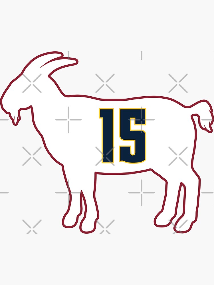 "Nikola Jokic Goat NadaButNet" Sticker for Sale by NadaButNet365 ...