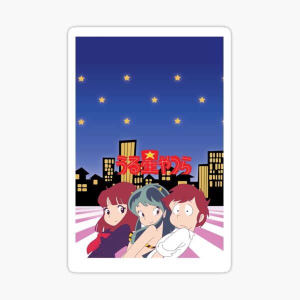"Urusei Yatsura " Sticker for Sale by KurtTrantow | Redbubble