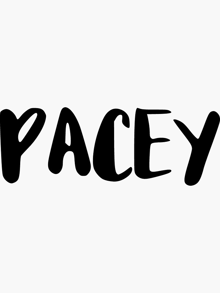 "pacey" Sticker by FTML | Redbubble
