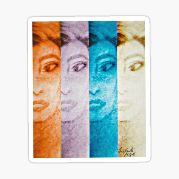 "How to be bold? Cute bold faces." Sticker for Sale by JIMMYKIVUTI ...