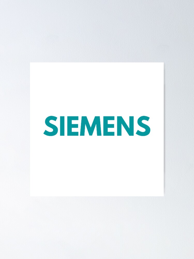 "Siemens" Poster for Sale by redafrz | Redbubble