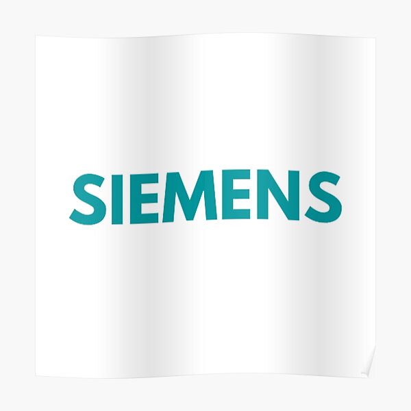 "Siemens" Poster for Sale by redafrz | Redbubble