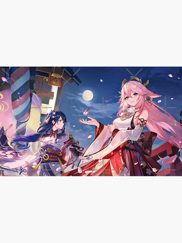 "Official Yae Miko & Raiden Shogun Genshin Impact" Coffee Mug for Sale by genshinwaifus | Redbubble