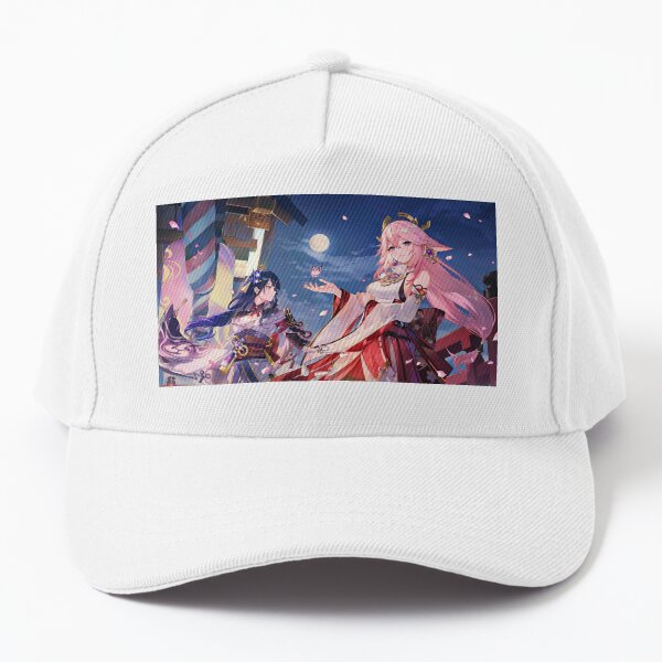 "Official Yae Miko & Raiden Shogun Genshin Impact" Cap for Sale by ...