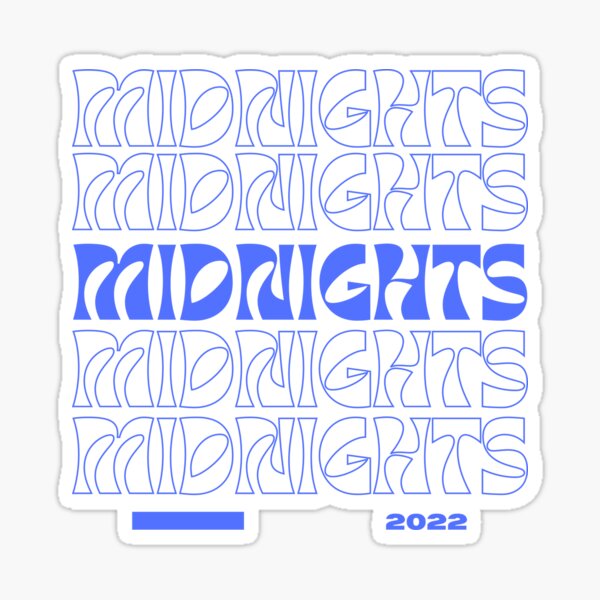 "Midnights Album Artwork " Sticker for Sale by merchmakes | Redbubble