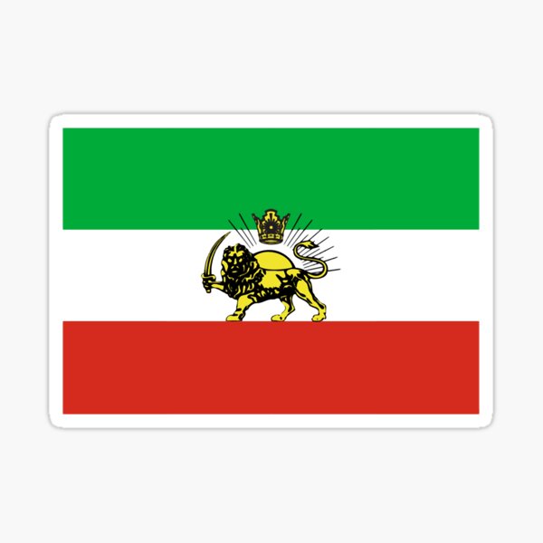 "Flag of Persia Iran (Pahlavi)" Sticker for Sale by Marshaerner | Redbubble