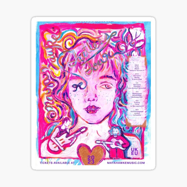 "Concert Maya EU & UK Tour 2023" Sticker for Sale by Honda-Pedroza ...