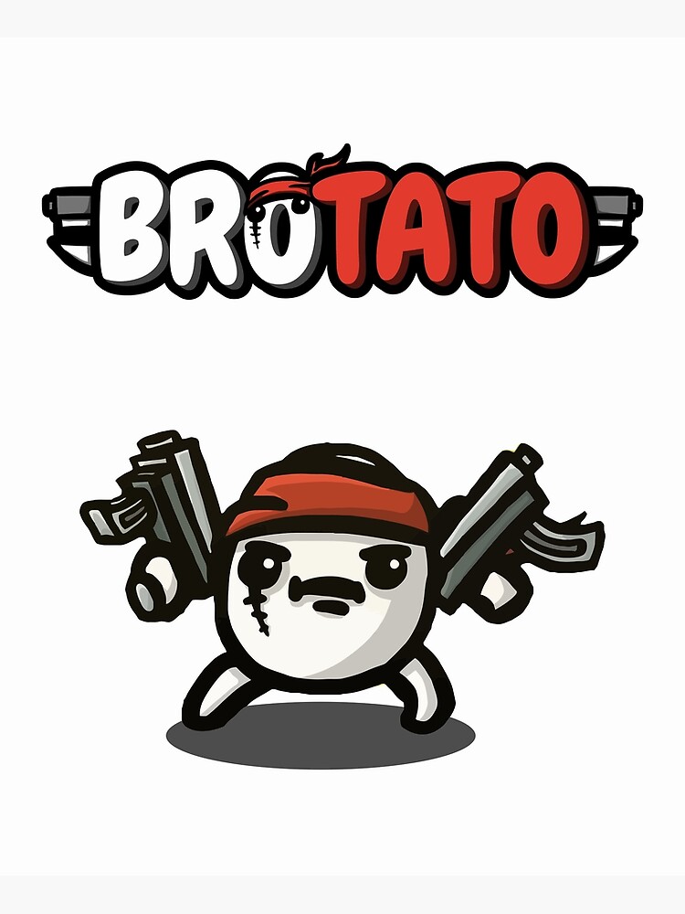 "Brotato Video Game logo" Art Print for Sale by VectorzDude | Redbubble