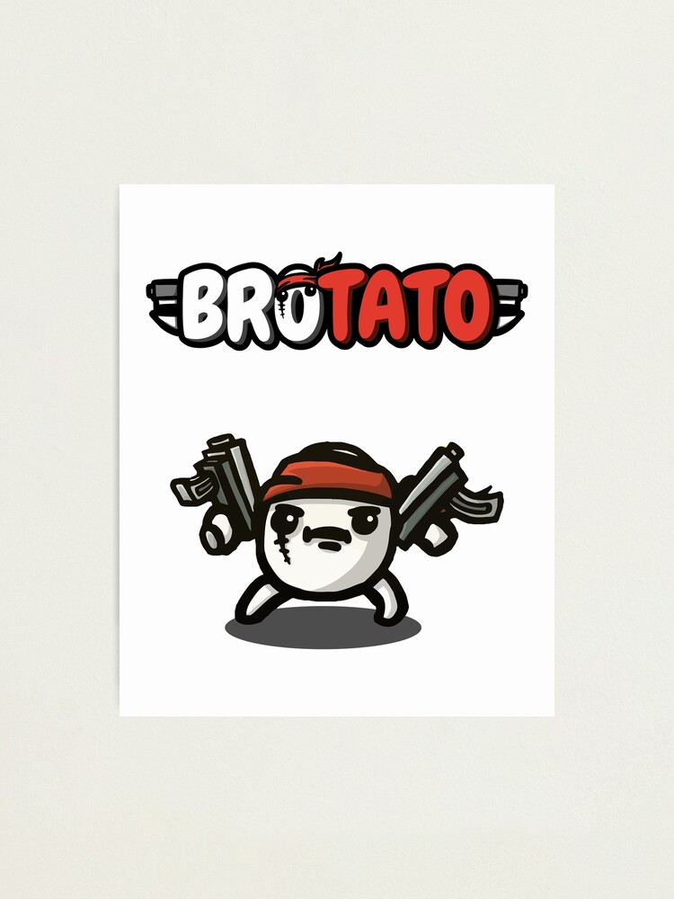 "Brotato Video Game logo" Photographic Print for Sale by VectorzDude ...