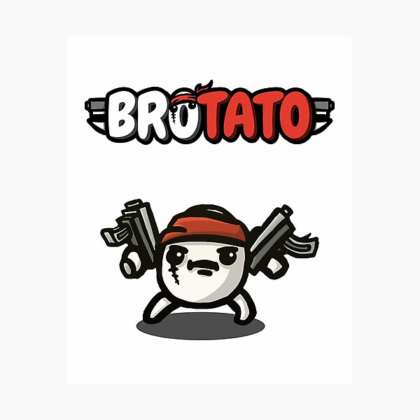 "Brotato Video Game logo" Photographic Print for Sale by VectorzDude ...