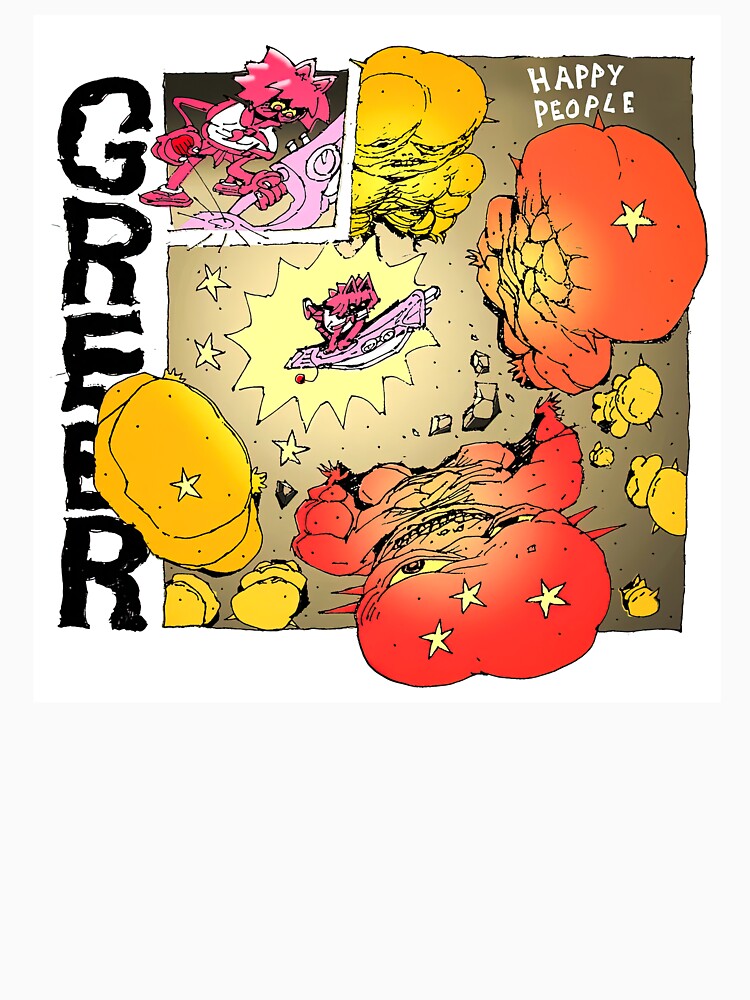 "Greer Happy People" T-shirt for Sale by Arribas-Segundo | Redbubble ...