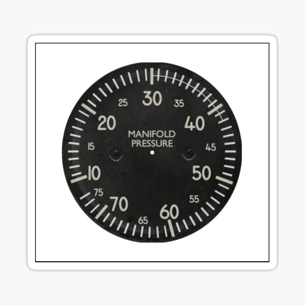 Pegatina «Manómetro de presión múltiple - (pegatina de tamaño PEQUEÑO ...