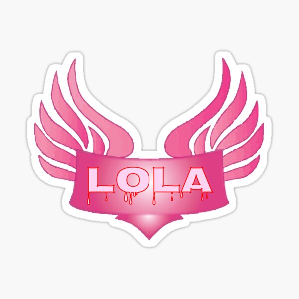 "lola" Sticker for Sale by hichdesign | Redbubble