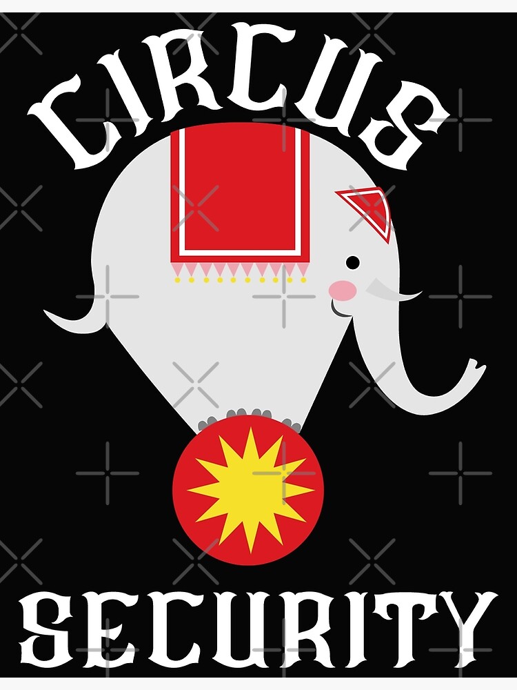 "Circus security halloween costume for kids" Poster for Sale by erozzz ...