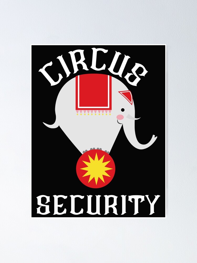"Circus security halloween costume for kids" Poster for Sale by erozzz ...