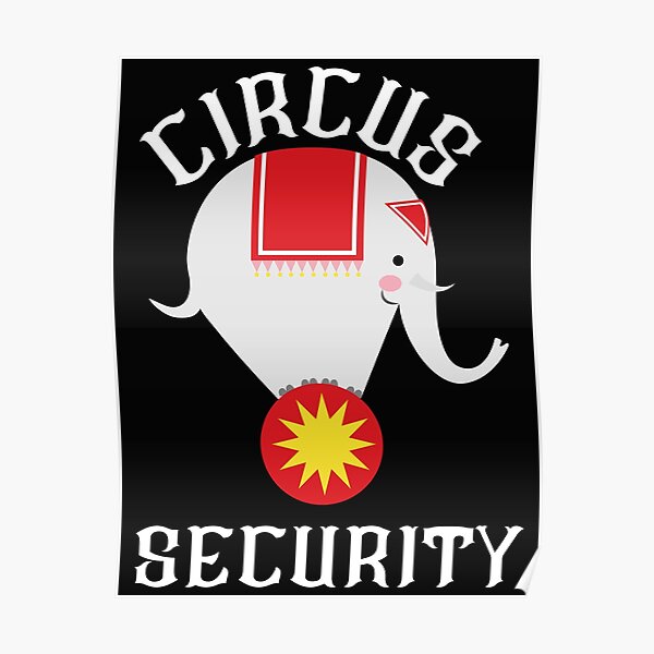 "Circus security halloween costume for kids" Poster for Sale by erozzz ...