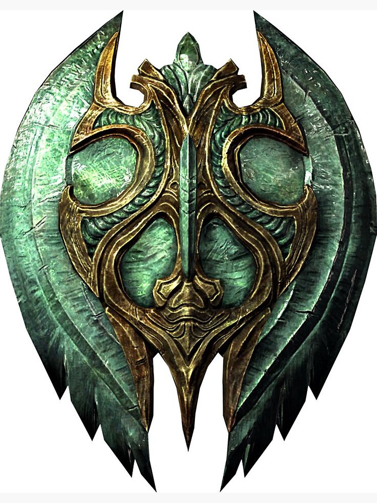 "Skyrim shield" Sticker for Sale by Isch | Redbubble