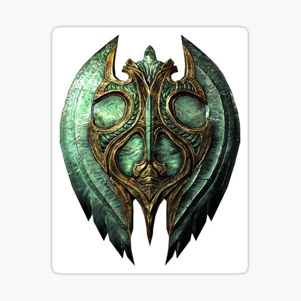 "Skyrim shield" Sticker for Sale by Isch | Redbubble