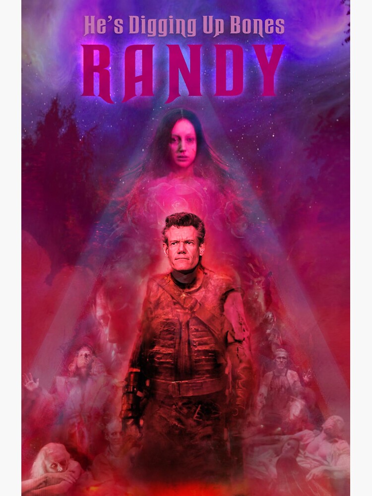 "Randy Mandy" Sticker for Sale by JahZu | Redbubble