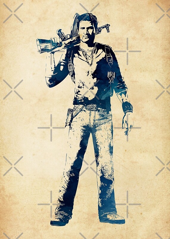"Nathan Drake" by Naumovski | Redbubble