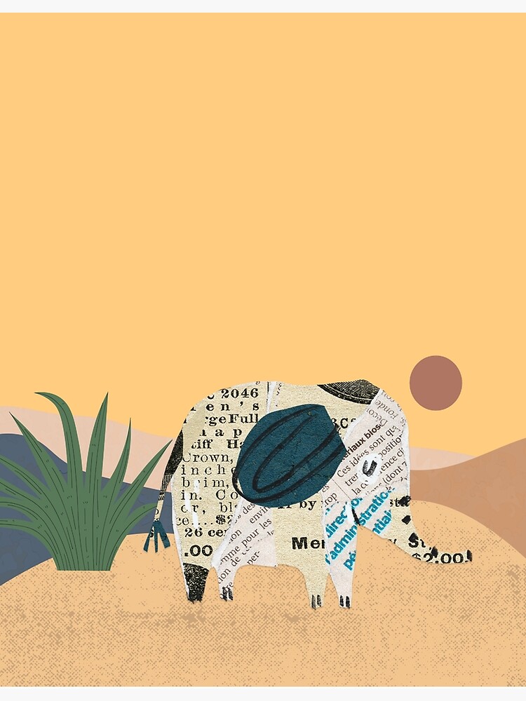 "elephant newspaper" Poster for Sale by mobidesing | Redbubble