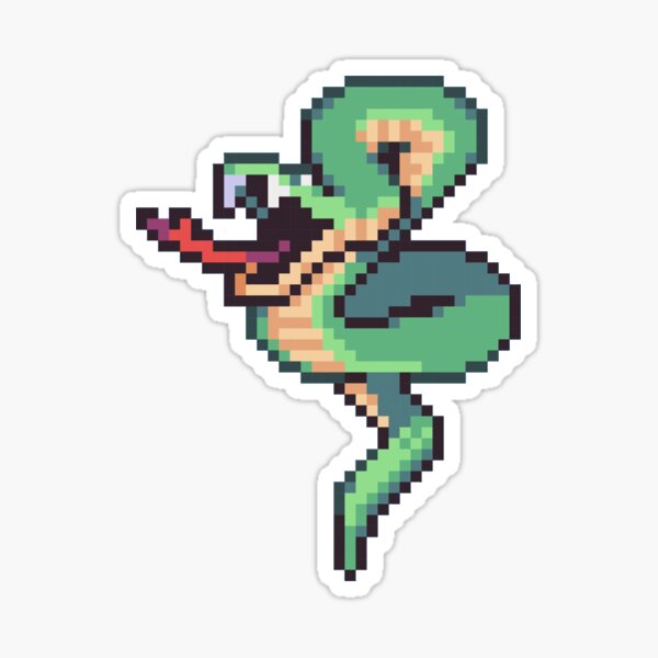 "Viper Pixel Art" Sticker for Sale by yketen | Redbubble
