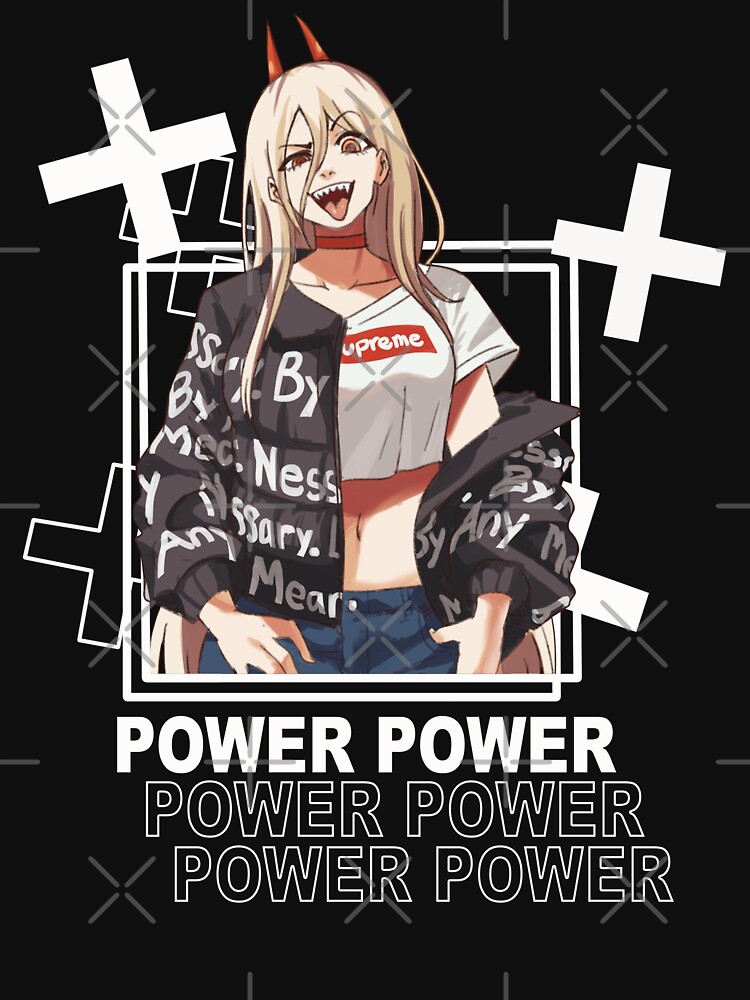 "power - Denji And Power - Chainsaw Man Anime" T-shirt for Sale by ...
