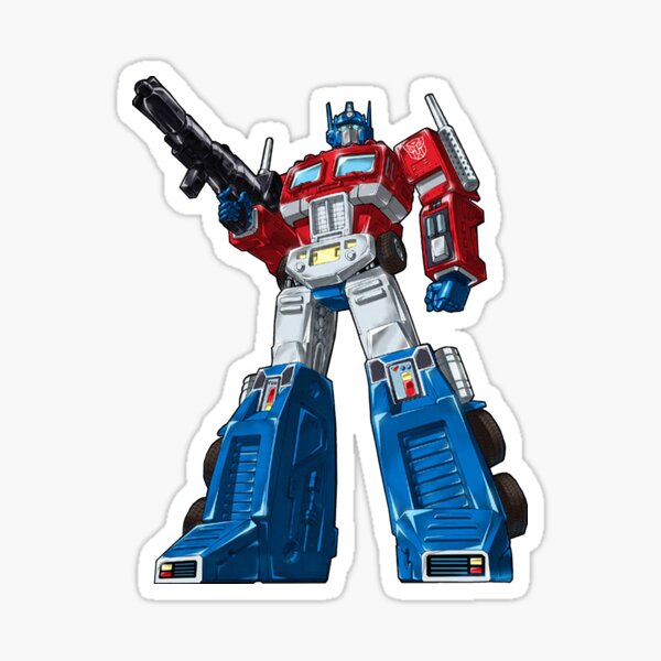 "Autobot Leader Optimus Prime (ダイアクロン) Diaclone vintage" Sticker for ...